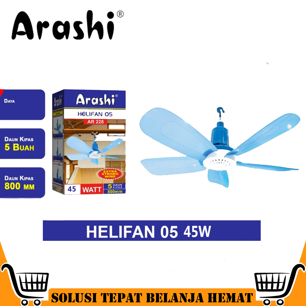 Jual Arashi Helifan Kipas Angin Gantung | Shopee Indonesia