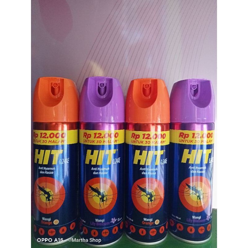 Jual hit insektisida SPRAY 165ml | Shopee Indonesia