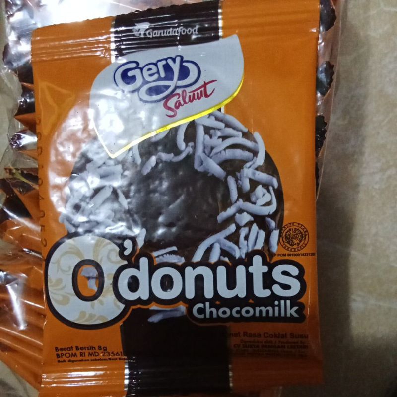 Jual Garuda food Gerry salut o' donuts chocomilk | Shopee Indonesia