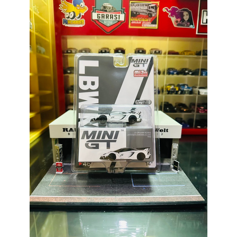 Jual Mini GT No 467 LB Silhouette Works Lamborghini Aventador GT EVO ...