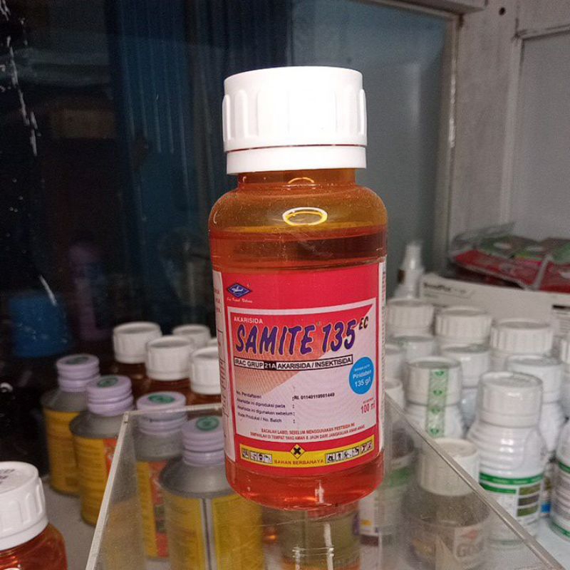 Jual SAMITE 135 Akarisida Insektisida Hama Tungau Cabai Dan Jeruk Cap ...