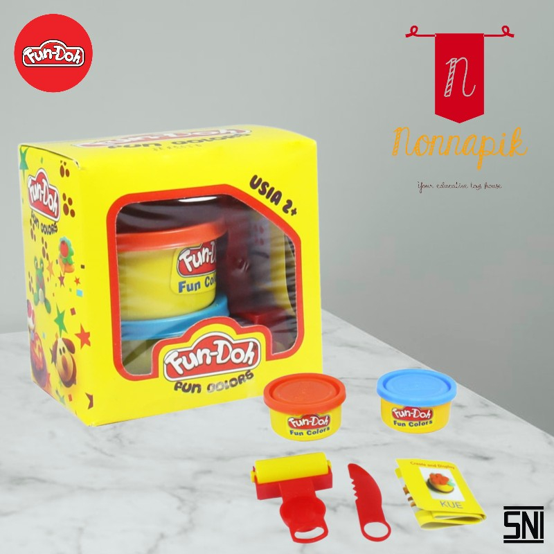 Jual FunDoh Roller And Knife Set - Mainan Plastisin Lilin Penggulung ...