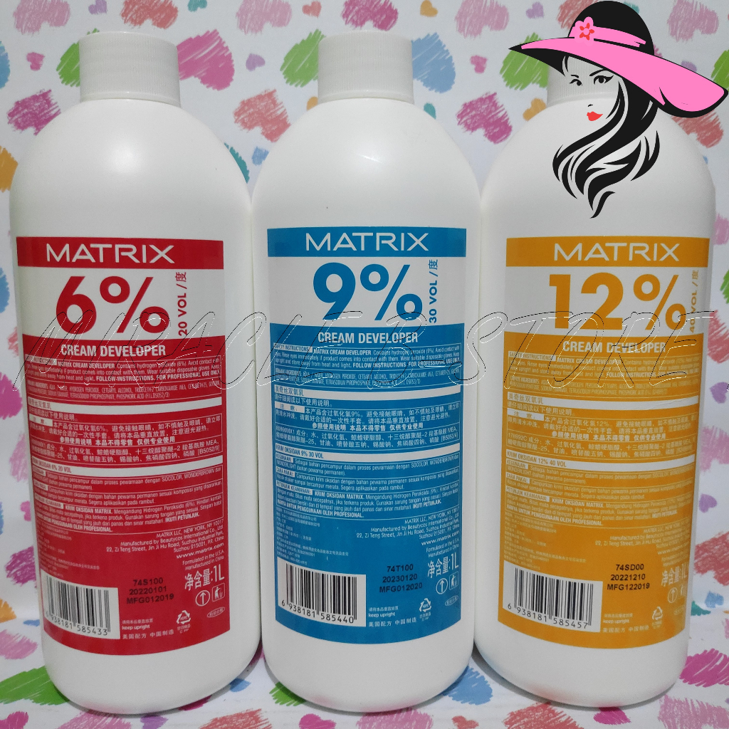 Jual MATRIX CREAM DEVELOPER STEP 1 1000 ML OXYDANT / PEROXIDE ...