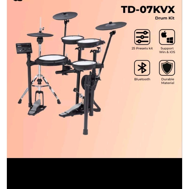 Jual Roland digital drum V-Drum td07-kvx td07kvx td-07-kvx Roland ...