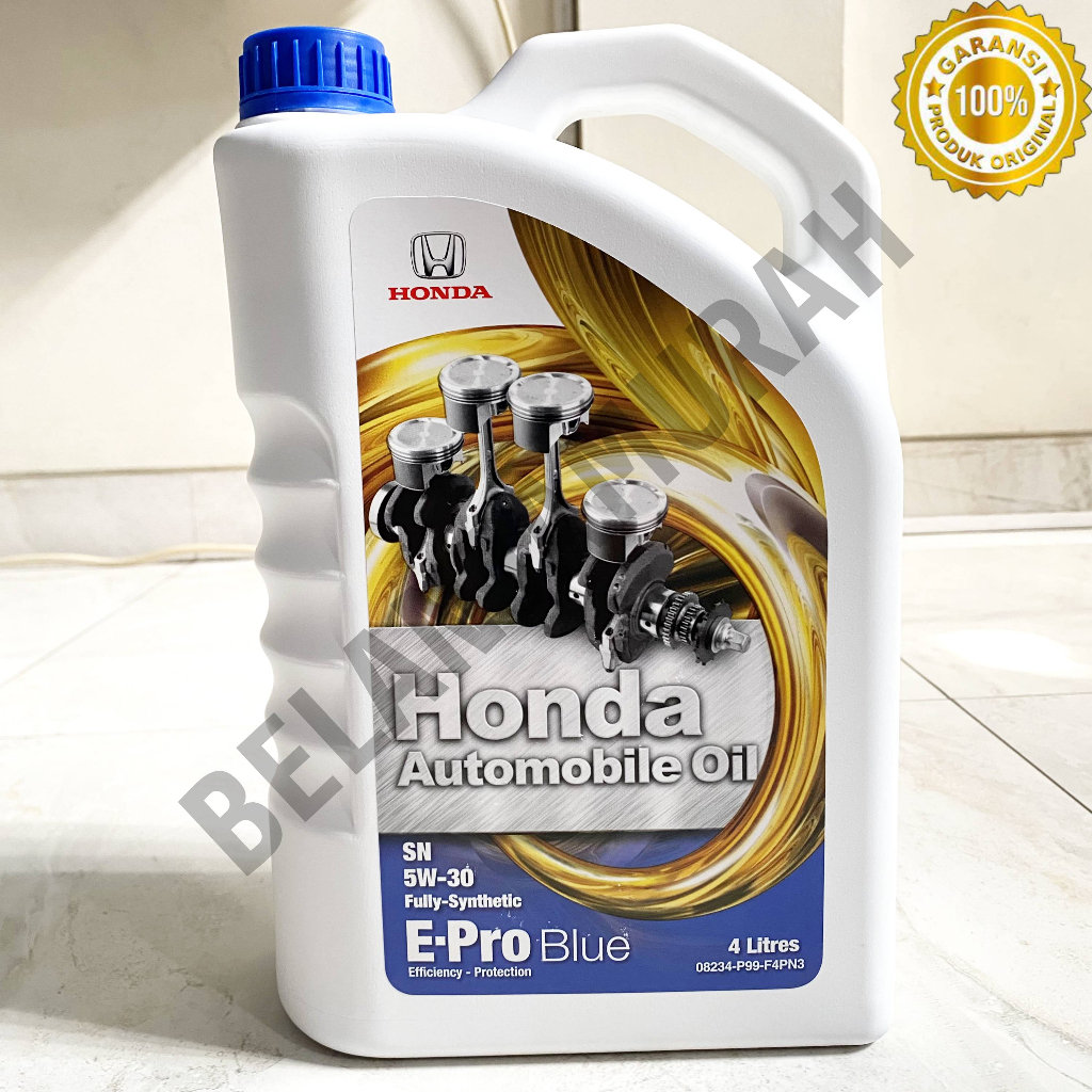 Jual Oli Mesin Mobil Honda 5W-30 E-Pro Blue Automobile Oil API SN Full ...