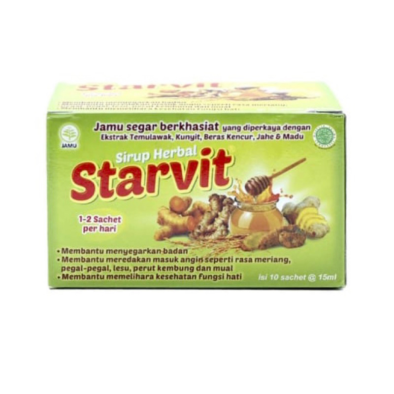 Jual Starvit per sachet 15 ml ( herbal lengkap menjaga daya tahan tubuh ...