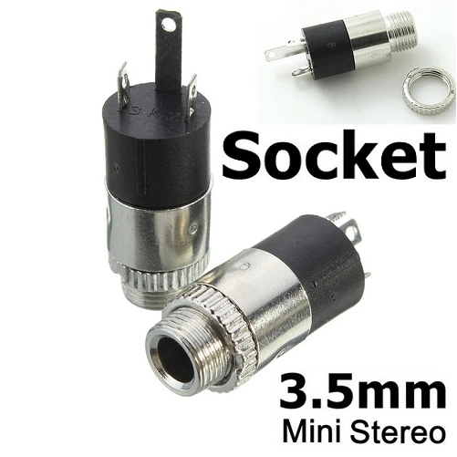 Jual Socket Mini Jack Stereo 3.5mm Female Jack Stereo Multifungsi 3pin ...