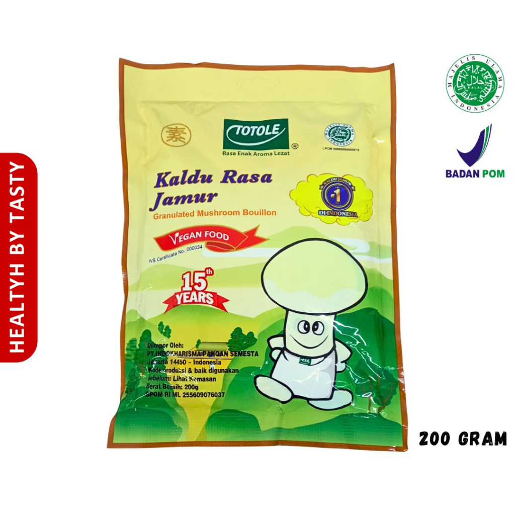 Jual Kaldu Rasa Jamur Totole Penyedap Rasa Mushroom Bouillon 200g ...