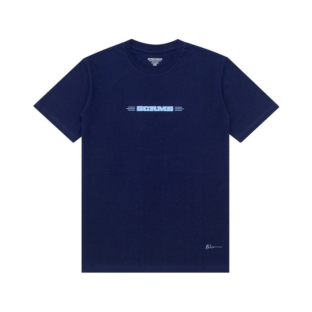 Jual Screamous BLUE SERIES T-Shirt BADGES | Shopee Indonesia