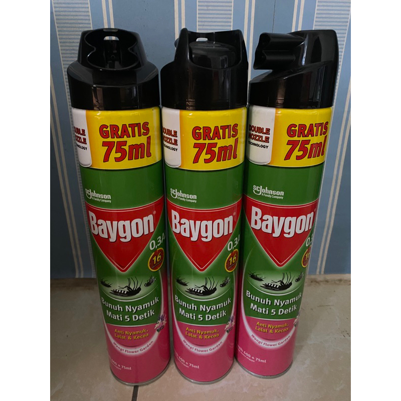 Jual Baygon Flower Garden 600+75ml | Shopee Indonesia