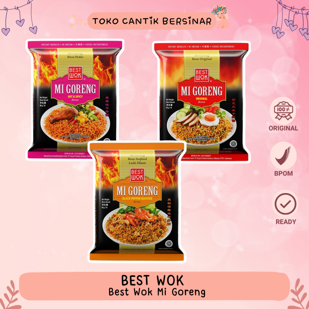 Jual Best Wok Mi Mie Goreng Original Hot & Spicy Blackpepper Black ...