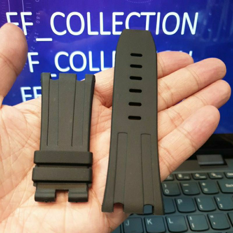 Jual STRAP AP 725A Strap Tali Karet kulit asli 1000% Jam Audemars ...