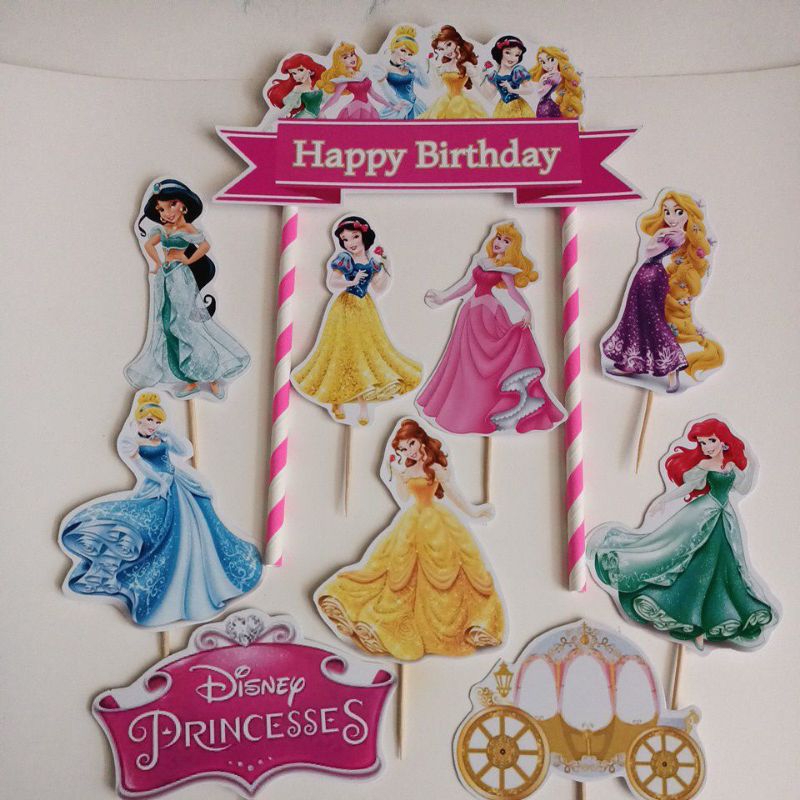 Jual Topper cake Karakter Princess | Shopee Indonesia