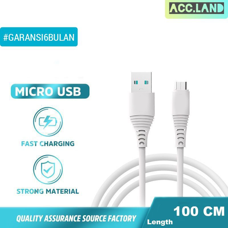 Jual Kabel Data Fast Charging 6A Micro USB Android | GARANSI 1 TAHUN ...