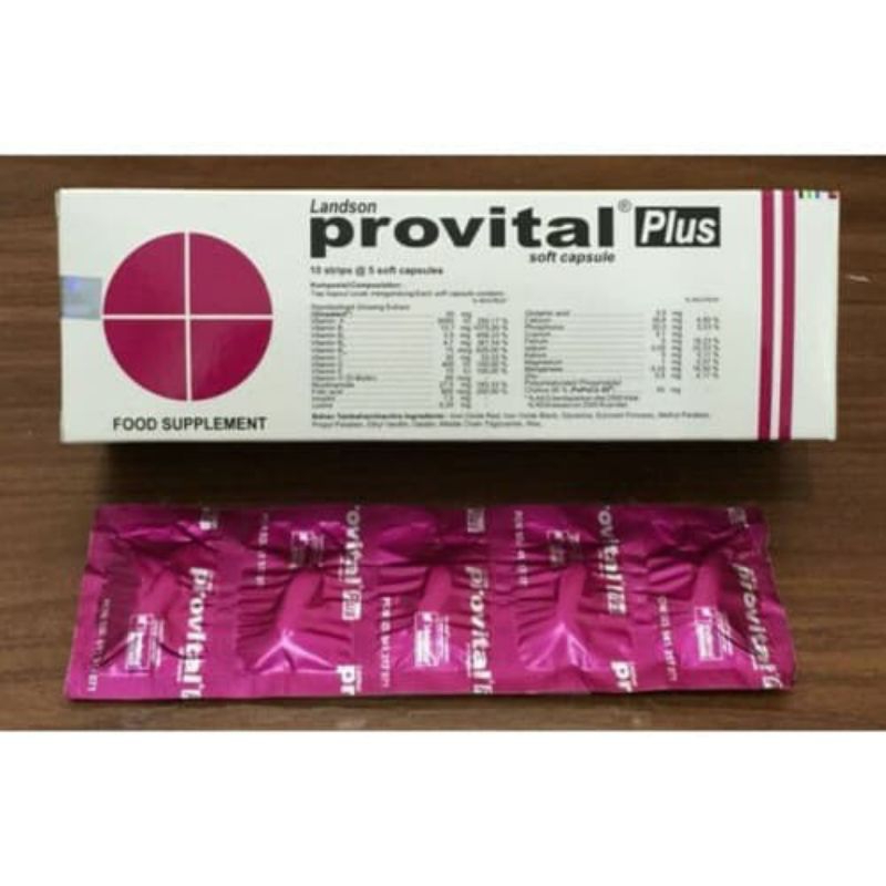 Jual Provital Plus Kapsul isi 5/Suplemen Makanan/Multivitamin ...
