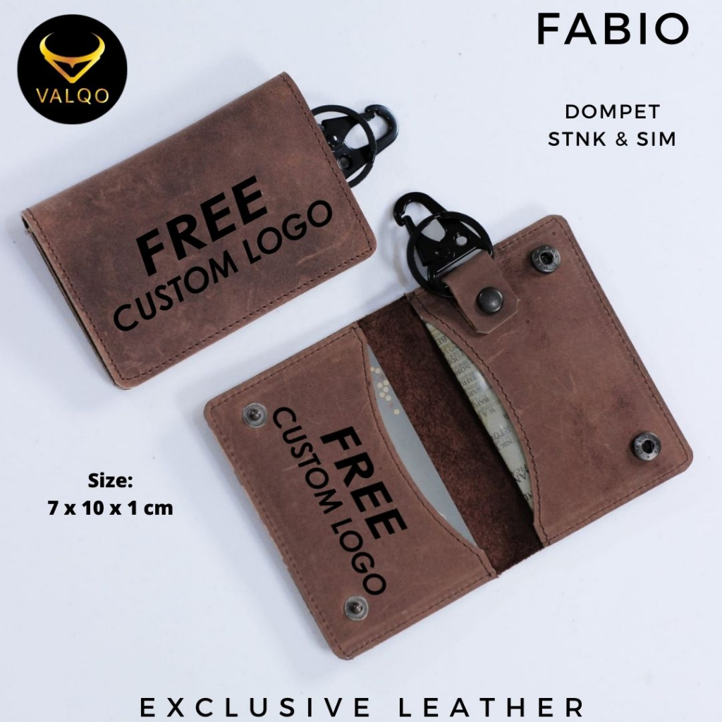 Jual [KHUSUS NON COD] FABIO Custom Grafir Dompet STNK dan SIM Gantungan ...