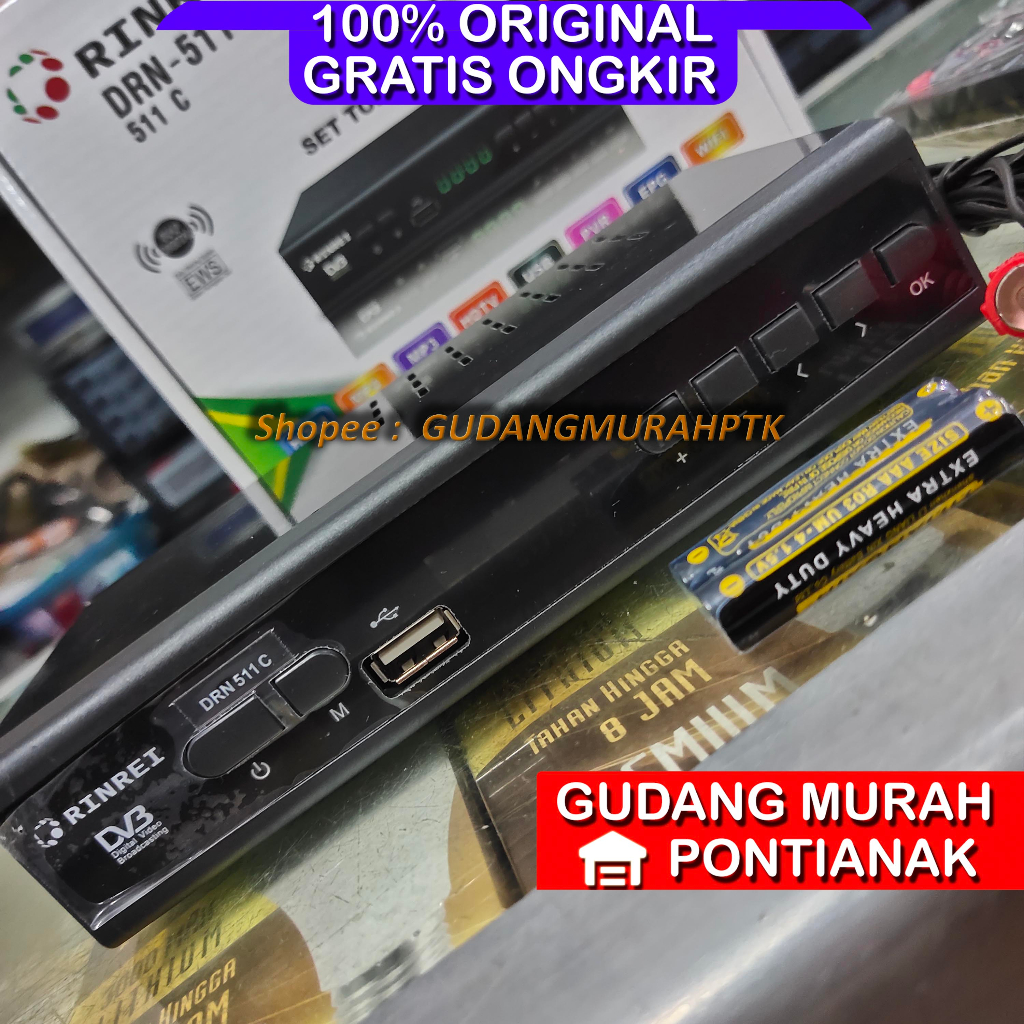 Jual STB Rinrei Terbaru Murah Meriah Set Top Box DRN511C | Shopee Indonesia
