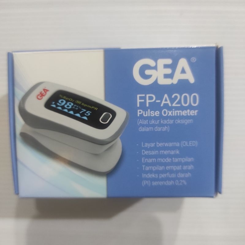 Jual Oximeter GEA FP-A200/ pulse oxymeter gea/ alat ukur kadar oksigen ...