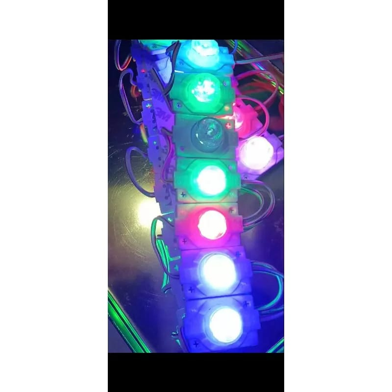 Jual [100pcs] Lampu Led 1 Mata Besar RGB Jumbo 12V 24V 1,5watt Warna ...