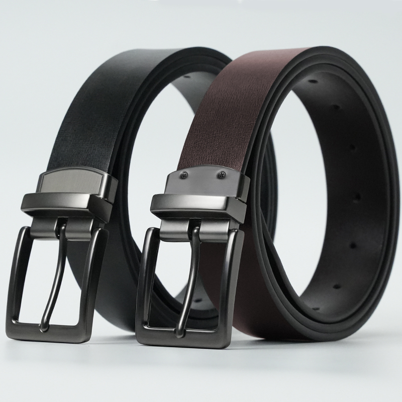 Jual BGS-319 Sabuk Pria Model Tusuk Bulak Balik Hitam Dan Coklat, Ikat ...