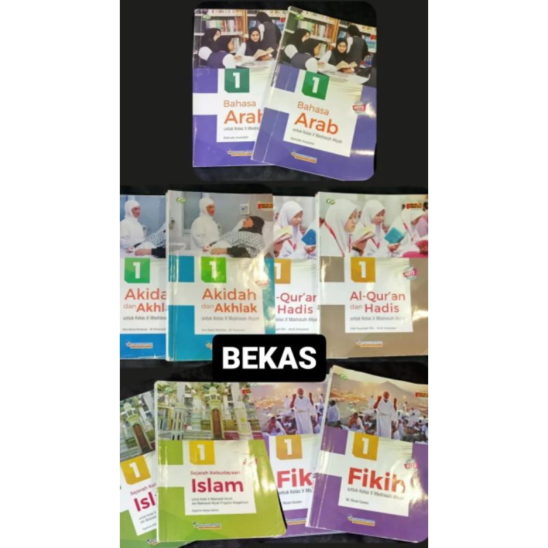 Jual Buku pelajaran Sejarah Kebudayaan Islam, Bahasa Arab, Fikih, Akidah Akhlak, dan Al-Qur'an ...