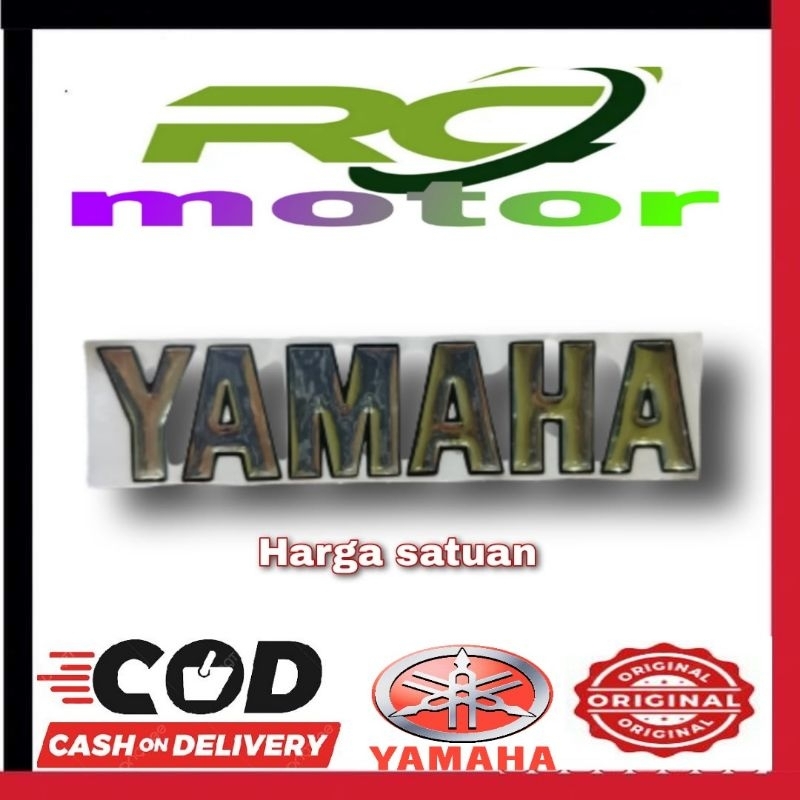 Jual Logo emblem Stiker timbul 3D Motor Honda YAMAHA Variasi Stiker ...