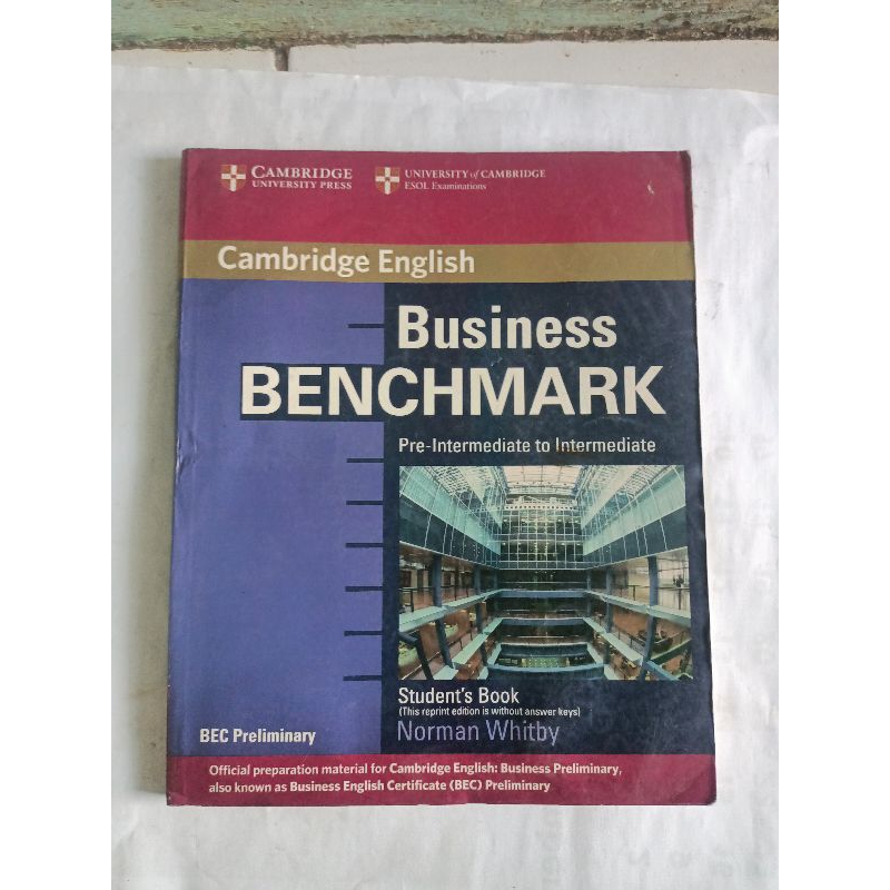 Jual ori CAMBRIDGE ENGLISH BUSINESS BENCHMARK PRE INTERMEDIATE TO ...