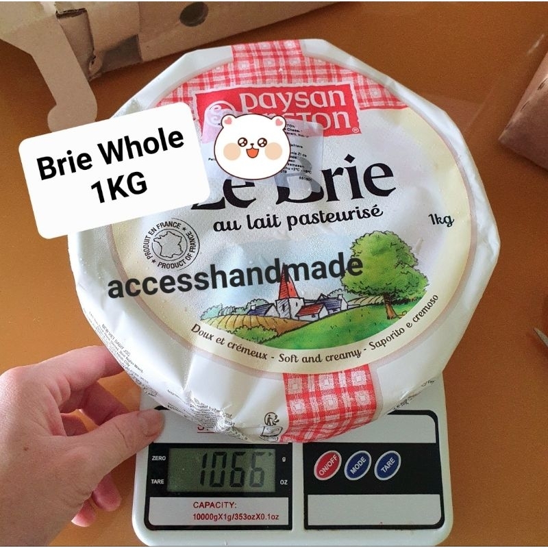 Jual Brie Whole 1KG payson breton cheese keju import le brie France ...