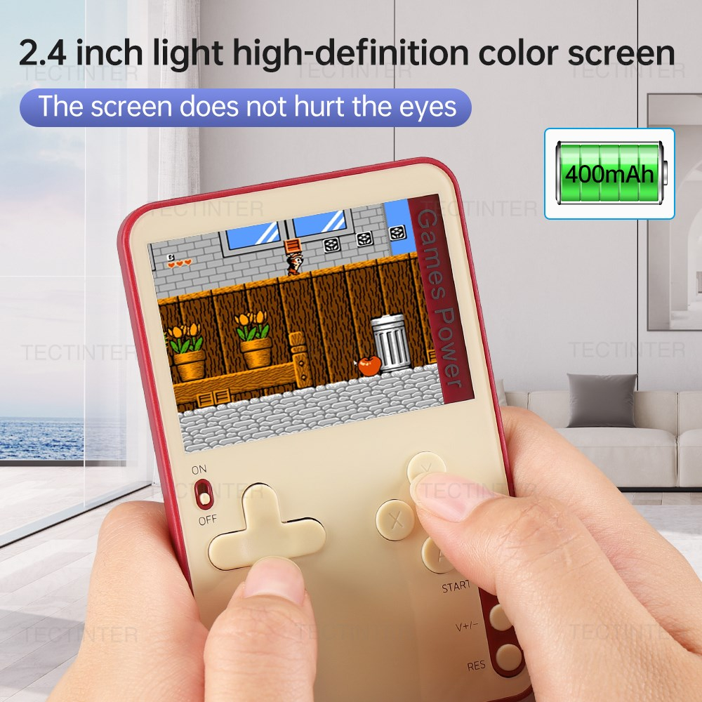 Jual Mainan Game Boy Mini Slim / Tipis 2.4 Inch Color LCD Screen 500 ...