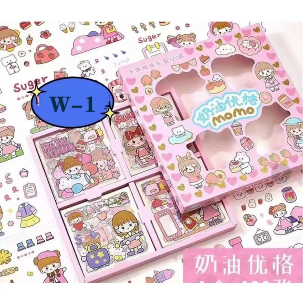 Jual Sticker Lucu MIXUE Label Hp Buku Diary Tumbler DIY Isi 100Pcs ...