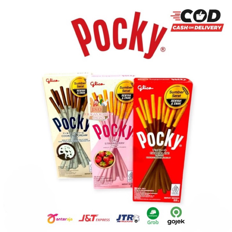 Jual Pocky Wafer MINI Stick Half Size- Netto 22 gr pocki poky kecil ...