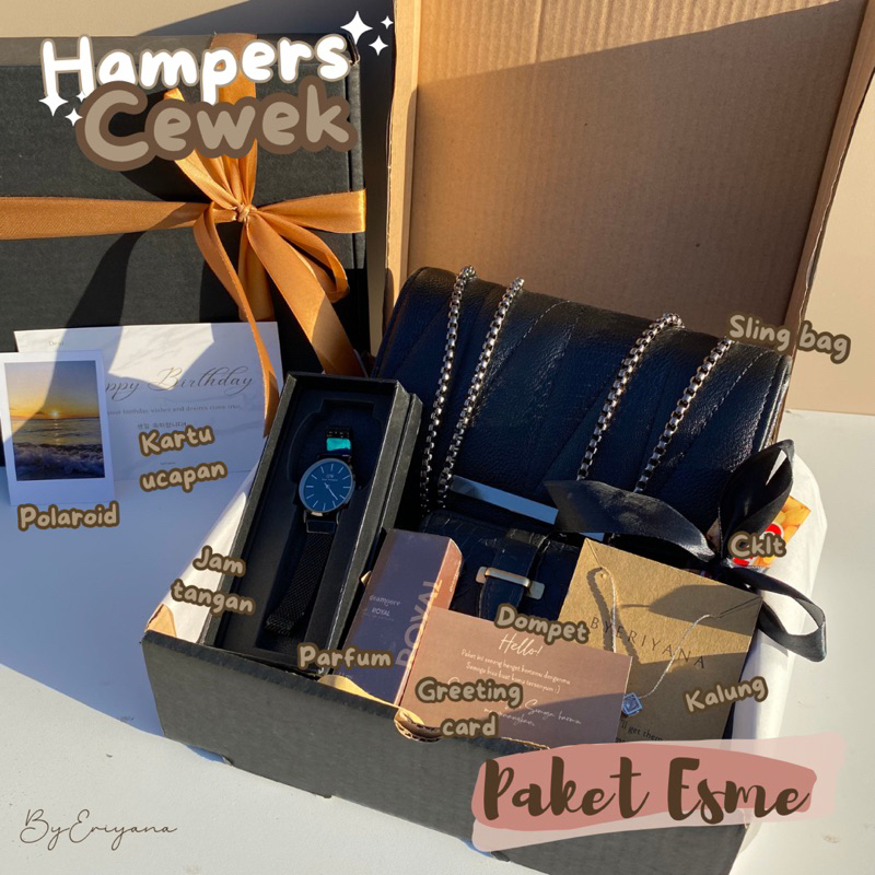 Jual HAMPERS CEWEK ULANG TAHUN HAMPERS KADO WISUDA GIFT BOX ULTAH ...