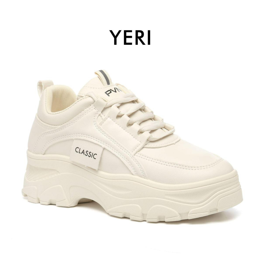 Jual PVN Yeri Sepatu Sneakers Wanita Putih Hitam Kasual Sport Shoes ...
