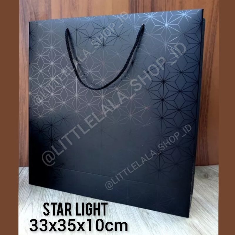 Jual Starlight Paperbag 33 x 35 x 10 cm/paper bag doff potrait/tas ...