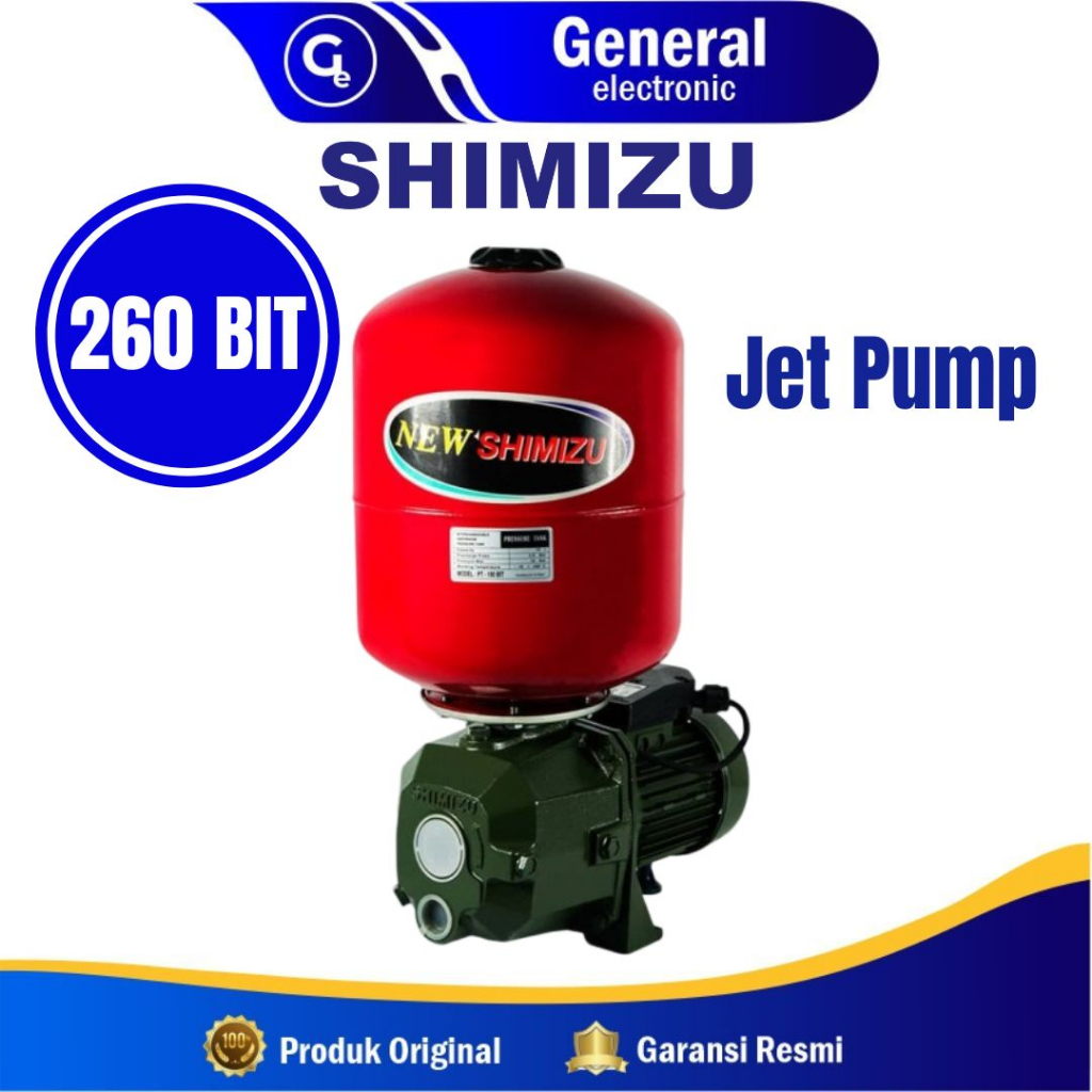 Jual Pompa Air Shimizu JET PUMP PC 260 BIT - Sumur Dalam 260BIT - Promo Murah | Shopee Indonesia
