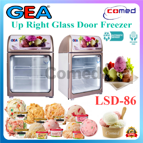 Jual Upright Glass Door Freezer GEA LSD-86 Mini Upright Freezer GEA ...