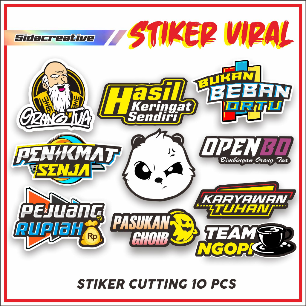 Jual Sticker Kata Kata Hitz Lucu Racing Viral Hypebeast (Vynil Glossy) | Shopee Indonesia