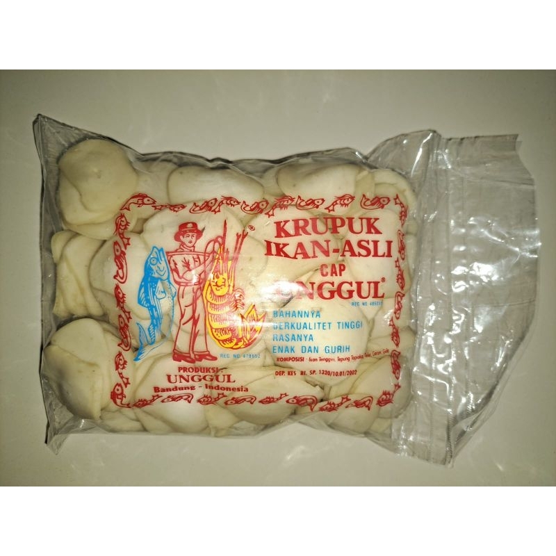 Jual KERUPUK IKAN TENGGIRI ASLI CAP UNGGUL 500GR (Mutu Terjamin ...