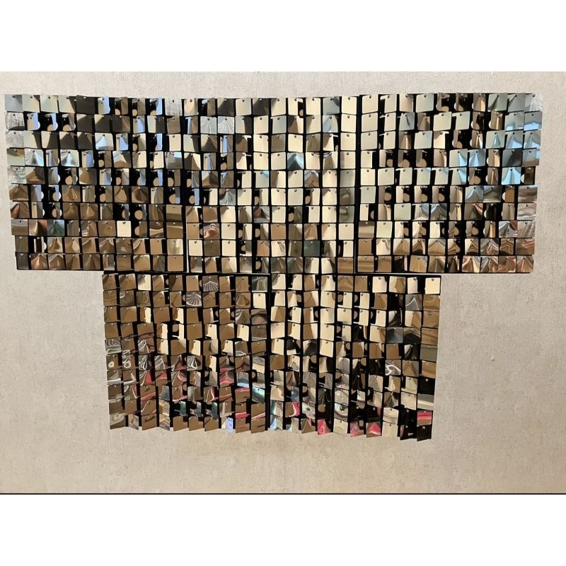 Jual Square Sequin Tile Backdrop / Dekorasi Dinding / Dinding Mewah ...