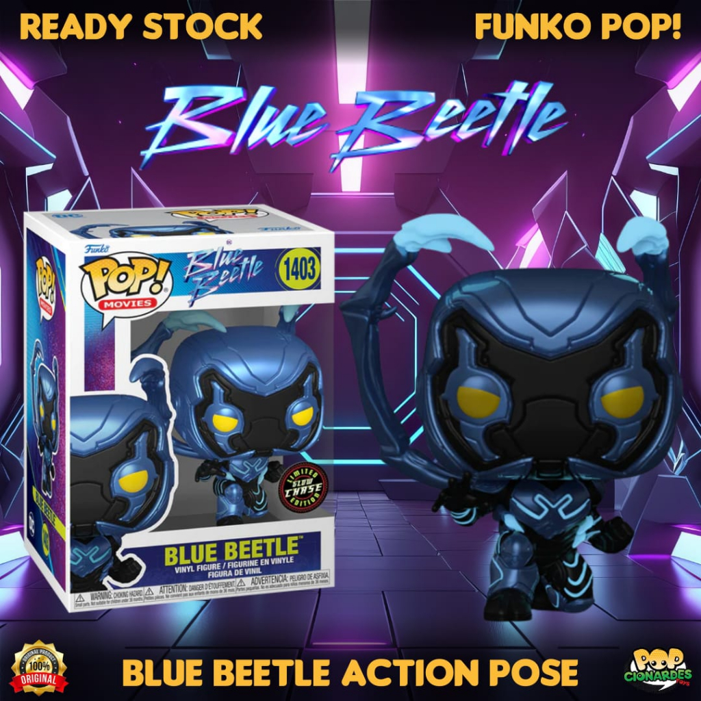 Jual Funko POP Movies - Blue Beetle (2023) - Blue Beetle Chase #1403 ...