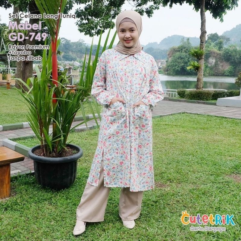 Jual New setelan celana cutetrik/setelan tunik remaja /setelan anak ...