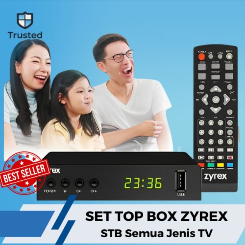 Jual STB ZYREX Set Top Box Zyrex TV Digital DVB T2 Original | Shopee ...