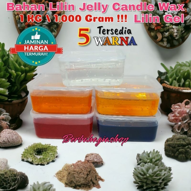Jual Bahan Lilin Jelly Kristal Gel Wax HP Raw 1 KG / Lilin Jeli Candle ...