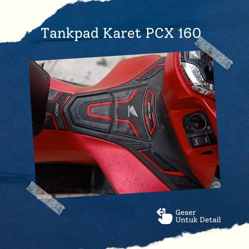 Jual Tankpad PCX 160 Karet Tebal Premium Tankpad PCX 160 | Shopee Indonesia