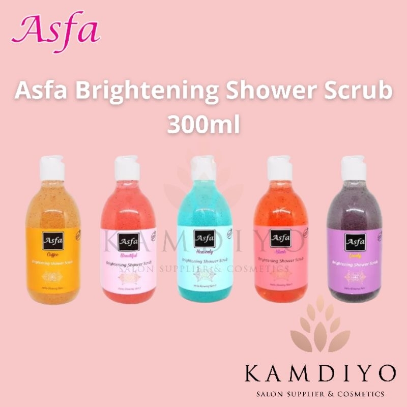Jual Asfa Brightening Shower Scrub - 300ml | Sabun Mandi | Shopee Indonesia