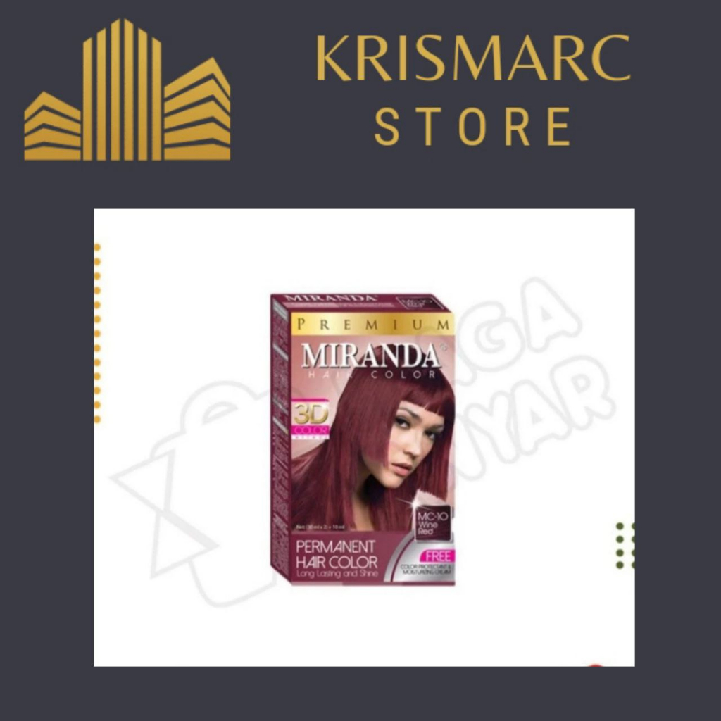 Jual miranda hair color premium permanent semir cat pewarna rambut ...