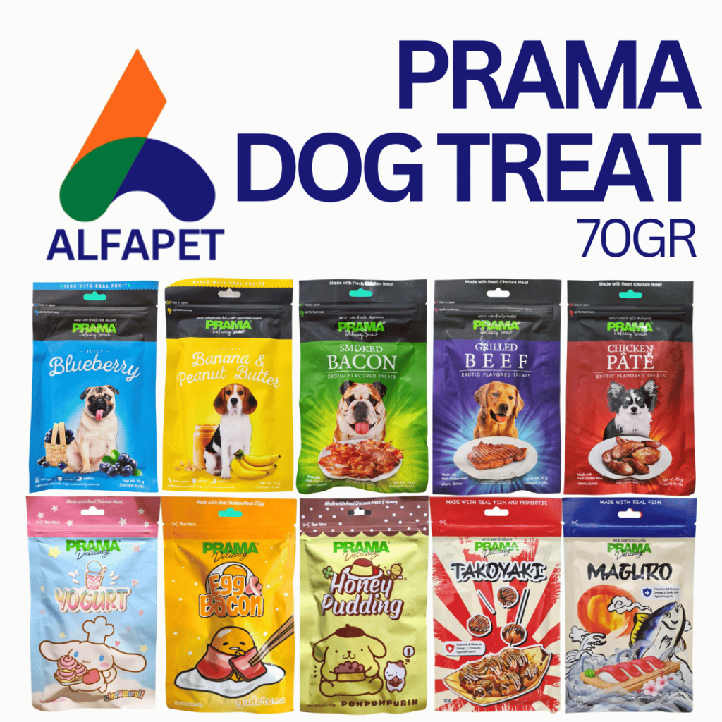 Jual PRAMA Dog Treat 70gr snack anjing | Shopee Indonesia