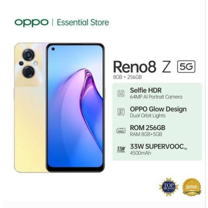 Jual Oppo Reno 8 Z 5G Ram8/256Gb New Original & Bergaransi Resmi Oppo ...