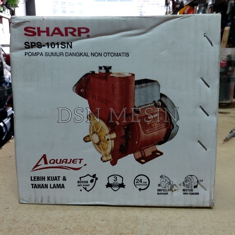 Jual Pompa Air Sharp SPS 101SN Sumur Dangkal / Sharp Pompa Air SPS101SN (9 Meter) | Shopee Indonesia