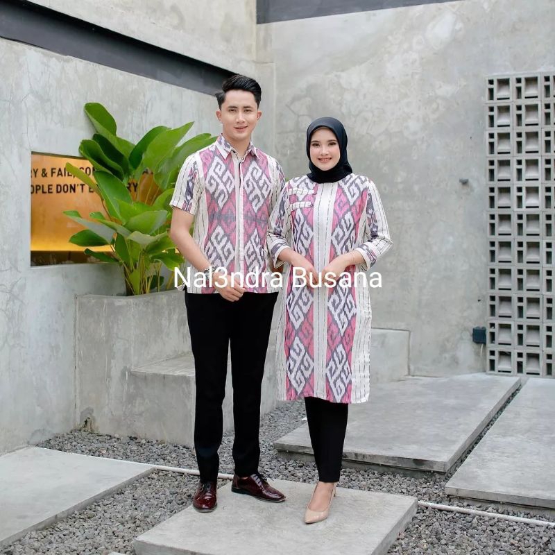 Jual READY STOCK SET COUPLE TENUN DRESS TENUN TUNIK TENUN KEMEJA TENUN BAJU TENUN ETNIK BAJU ...